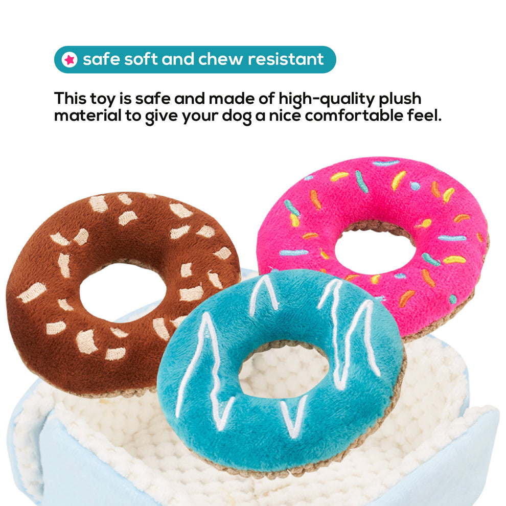 DONUTS INTERACTIVE DOG TOY – Bessie and Barnie